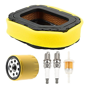 Powtol 32 083 03-S 32 883 03-S1 Air Filter with 52 050 02-S Oil Filter Tune Up Kit for Kohler Courage KH-32-083-03-S SV710 SV715 SV720 SV730 SV735 SV740
