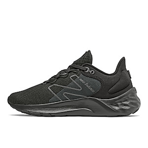 New Balance Women's Fresh Foam Roav V2 Sneaker, Black/Magnet, 9