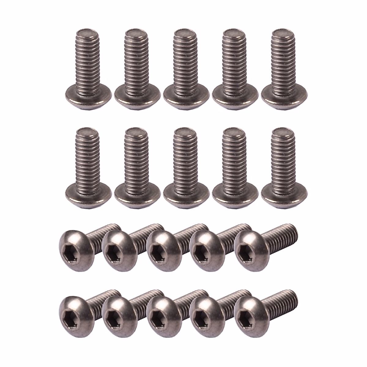 iFlight M3 Titanium Hex Allen Socket Button Head Screws Lot of 20pcs (M3 x 8mm)