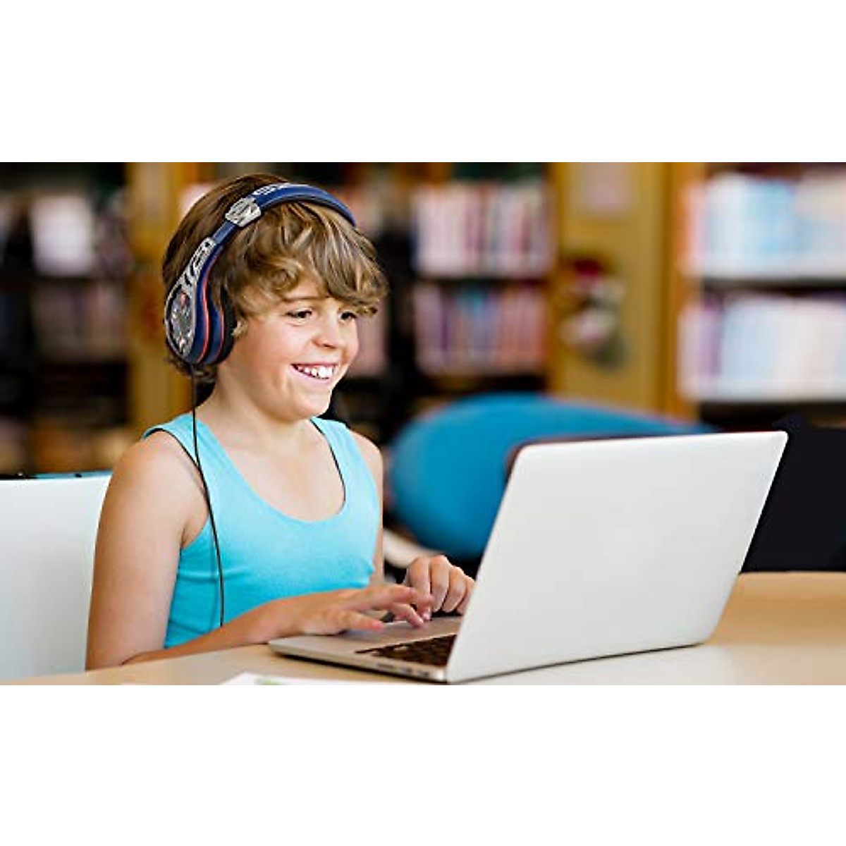 eKids Avengers Kids Adjustable Headband, Stereo Sound, 3.5Mm Jack, Volume Limited Headphones for School, Home, Travel