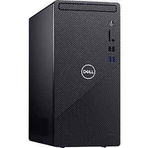 Dell Inspiron 3891 Desktop Computer, Intel Core i5-10400 Upto 4.3GHz, 8GB RAM, 256GB SSD NVMe, AC Wi-Fi, Bluetooth, HDMI, VGA, No DVD, SD-Card - Windows 10 Pro (Renewed)