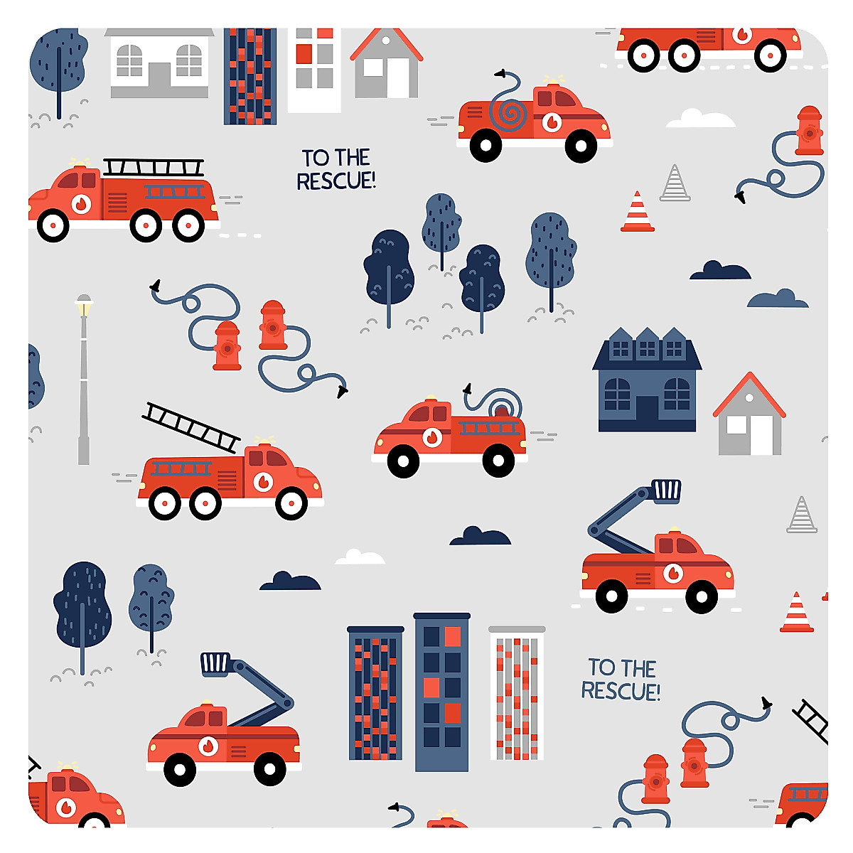 BapronBaby Be Brave Firefighter Wet Dry Bag - Waterproof Two Zipper Pockets - Reusable for Mealtime, Diapers, Stroller, Snacks, Swimsuits - Machine Washable - 11" x 9"