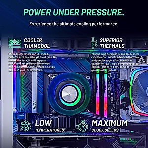 Skytech Gaming Azure PC Desktop – AMD Ryzen 9 7900X3D 4.4 GHz, NVIDIA RTX 4080, 1TB NVME Gen4 SSD, 32GB DDR5 RAM RGB, 1000W Gold PCIE 5.0 PSU, 360mm AIO, 11AC Wi-Fi, Windows 11 Home 64-bit,White