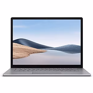 Microsoft Surface Laptop 4 15-inch Touchscreen 256GB SSD AMD Ryzen 7 (8GB RAM, Windows 10 Home, Latest Model) - Platinum, 5UI-00001