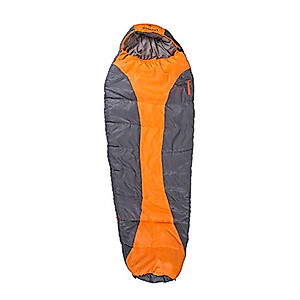 Stansport Glacier Mummy Sleeping Bag 3.1 LB, orange, 86" l x 34" w