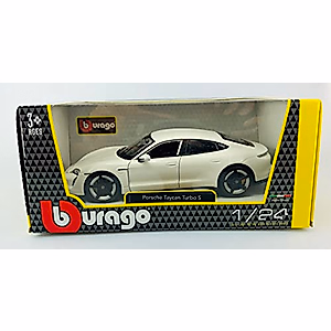 Bburago B18-21098 1:24 Porsche TAYCAN, White
