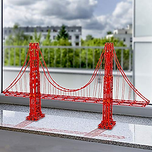K'NEX Architecture: Golden Gate Bridge - Build IT Big - Collectible Building Set for Adults & Kids 9+ - New - 1,536 Pieces - Over 3 Feet Long - (Amazon Exclusive)