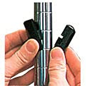 Metro 9985 Replacement Plastic Split Sleeves for Super Erecta Industrial Wire Shelving, Black, Pack of 4