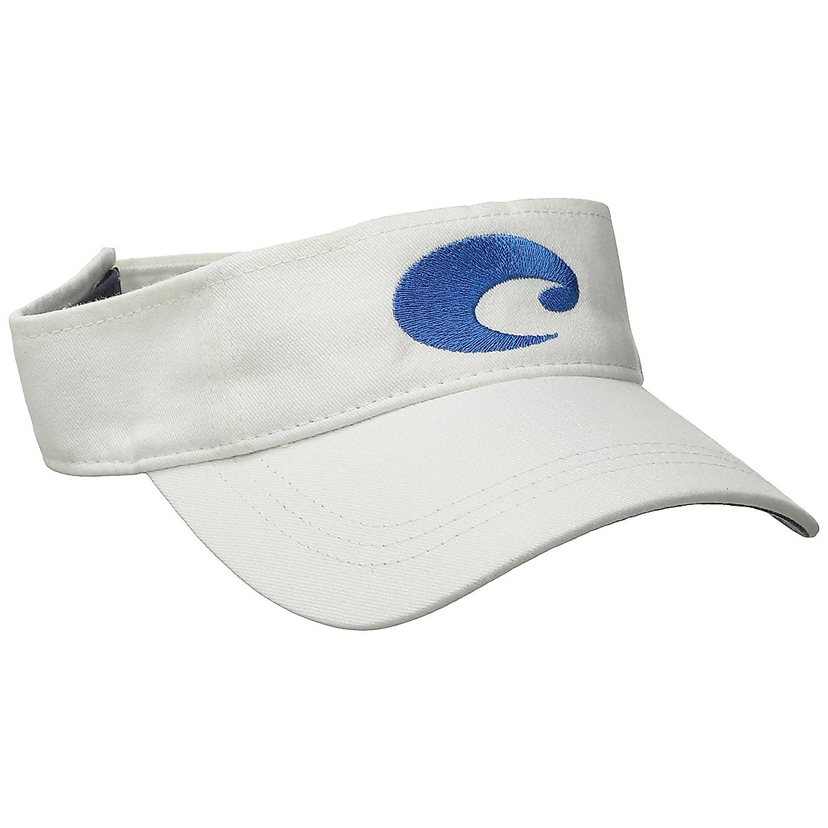 Costa Cotton Visor, White