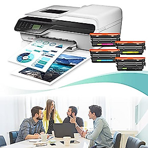 GREENBOX Compatible Toner Cartridge Replacement for HP 657X CF470X CF471X CF472X CF473X for Color Enterprise MFP M681dh M681f M681 Flow MFP M681f M681z M682z Printer (4 Pack)