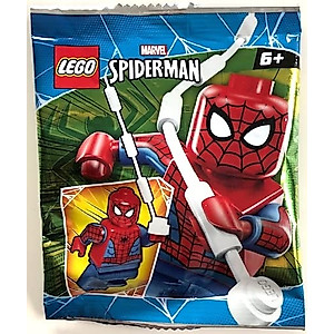 LEGO Superheroes: Spider-Man Minifigure with Web and Printed Arms