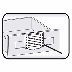 Richelieu Hardware RICTEMPVPACK Knob and Pull Drilling Template Kit