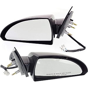 Kool Vue Left & Right Power Heated Door Mirrors Compatible With Chevrolet Impala 2006-2013 Paintable Pair