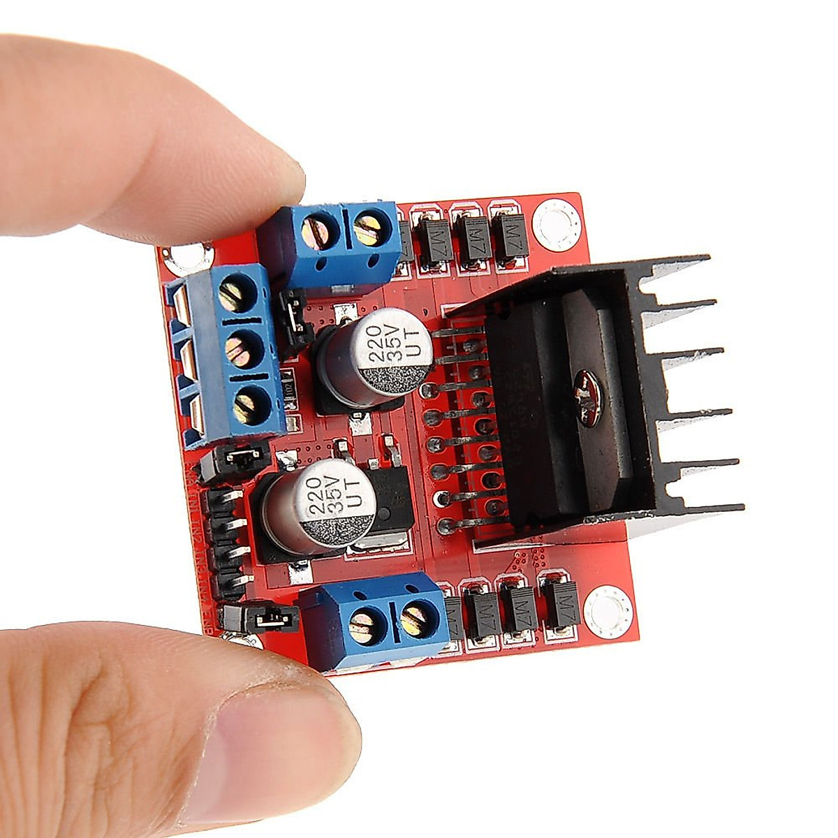 Ardest L298N Dual H-Bridge Motor Drive Controller for Arduino Smart Car Robot Power Stepper Motor Driver Module