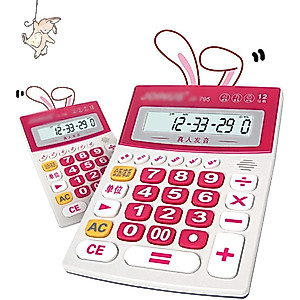 Desktop Calculator 12 Digit Large LCD Display Financial Dedicated Calculator Large Standard Function Calculator for Office/Home Calculators