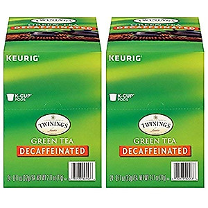Twinings Green Tea Decaf Keurig K-Cups, Smooth Flavor, Enticing Aroma, 48 Count