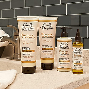 Carol's Daughter Goddess Strength Curly Hair Conditioner for Dry Damaged Hair – Made with Castor Oil, 11 fl oz