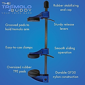 The Tremolo Buddy Guitar Clamping Maintenance Tool for Floyd Rose® and Various Tremolo System Setups