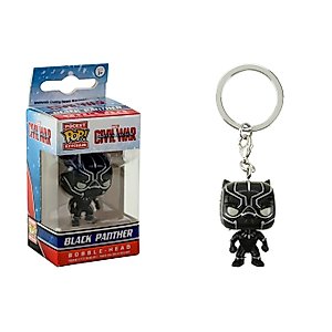 Funko POP Keychain: Captain America 3: Civil War Action Figure, Black Panther