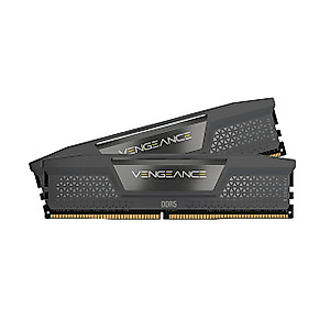 CORSAIR VENGEANCE DDR5 64GB (2x32GB) DDR5 5600MHz CL40 AMD EXPO Intel XMP iCUE Compatible Computer Memory – Gray (CMK64GX5M2B5600Z40)