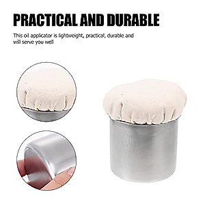 Crepe Oil Applicator 1 grilling accessories set pancake spreading tool pancake pan oil applicator with oil brush and brush cleaner tray camping grill Pancake Making Tool