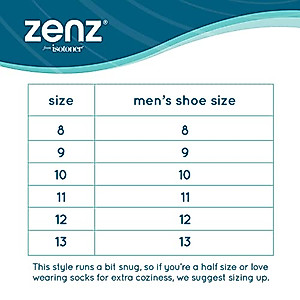 isotoner Men's Zenz Sport-Knit Indoor/Outdoor Slippers, Navy Blue, 13