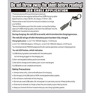 HAIBOXING USB Charger for HAIBOXING RC Car Parts Accessory(18859E-E001)