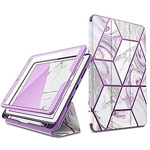 i-Blason Cosmo Case for iPad Air 3 Case 10.5" 2019 (3rd Gen) / iPad Pro 10.5 Case 2017, [Built-in Screen Protector] Trifold Stand Protective Case Cover with Pencil Holder and Auto Sleep/Wake (Ameth)