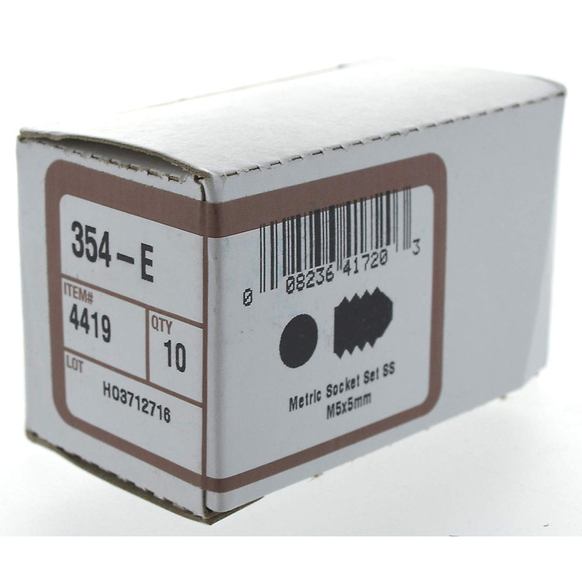 The Hillman Group 4419 M5-0.80 x 5mm Metric Stainless Steel Socket Set Screw (10-Pack)