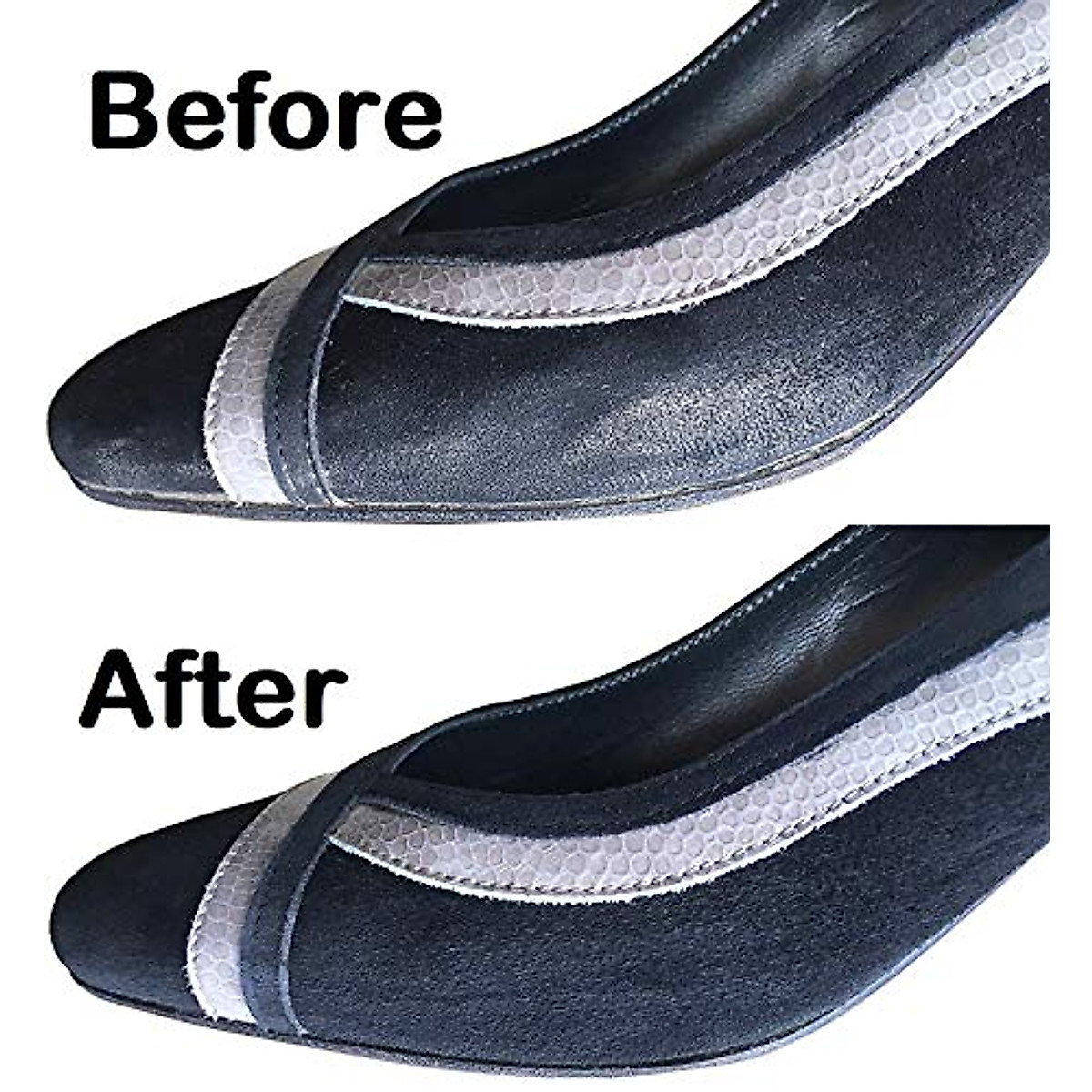 pedag Suede Cleaner and Textile Color Restorer, 3 pc Cleaning and Care Kit for Shoes and Boots, Made in Germany, Neutral Multi Color