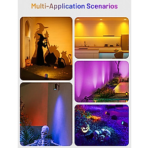 MCDYLUK LED MR16 Blue Light Bulb 4W, 20W 35W 50W Halogen Equivalent, 12V Low Voltage GU5.3 Bi-Pin Led Blue Bulbs for Halloween Outdoor Landscape Yard Garden Tree Pool Holiday Lighting, 38 Deg, 6 Pack