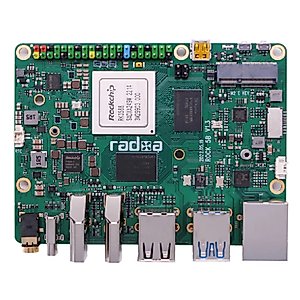 YICUGCOM Rock 5B Development Board SBC KIT ROCK5 ROCKPI RK3588 chip high-Performance 8-core 4G RAM+16G EMMC Single Board Computer