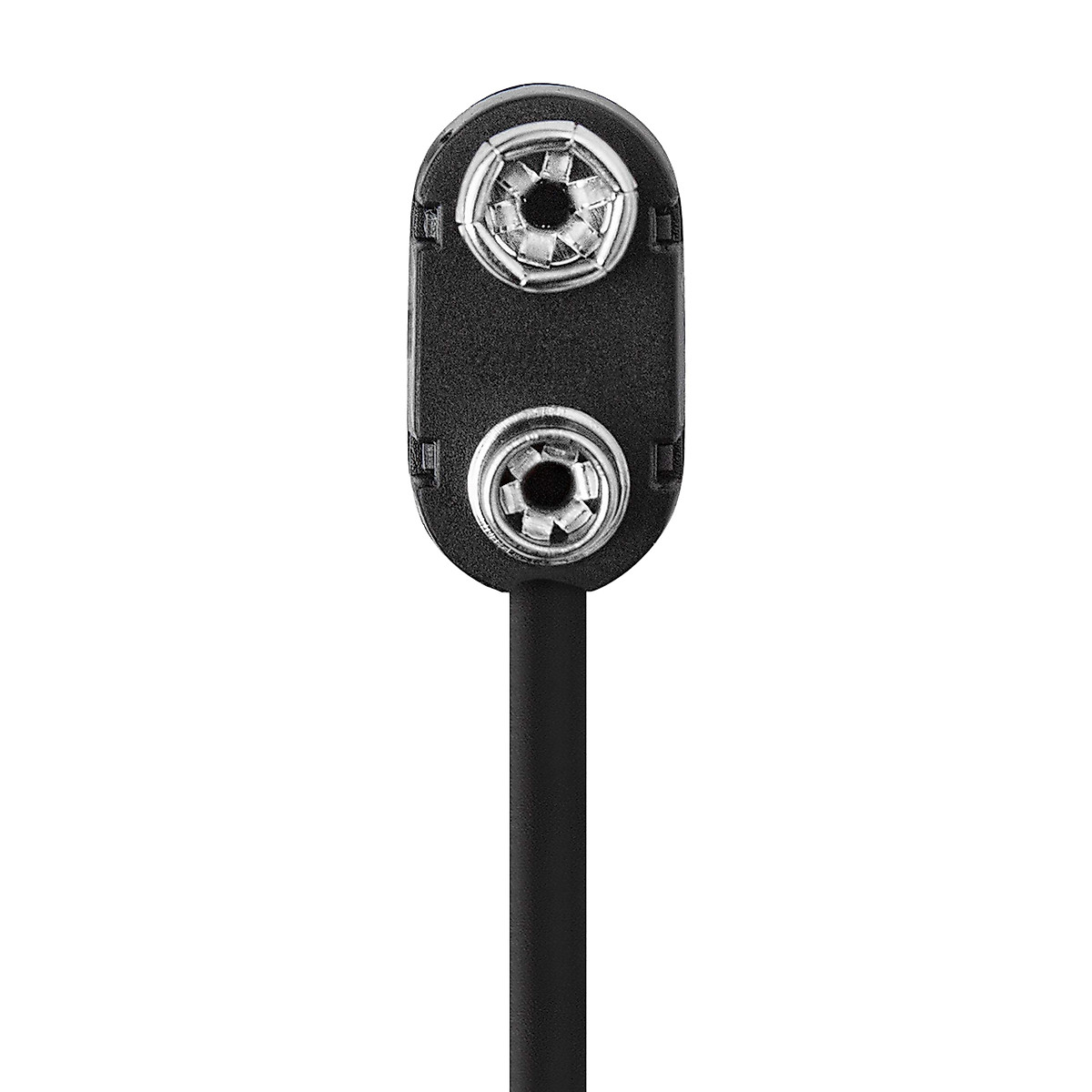 9V Battery Snap On Hard-Shell Clip Connector with Insulated Wires - 3 Pieces