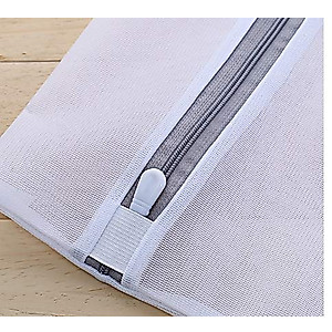 Heng happy 3pcs Small Mesh Laundry Bags for Socks,Delicates, Washing Machine,Underwear, Lingerie, 12 x 16 inches