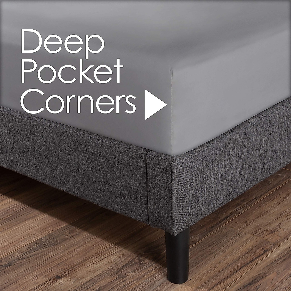 Lavish Home 1200 3-Piece Sheet Set, Twin, Rust