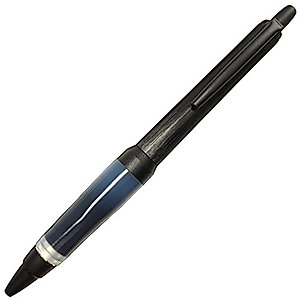 uni Alpha-Gel Jetstream 0.7 mm Ball Point Pen, Black Body, Black Ink (SXN1000071P24)