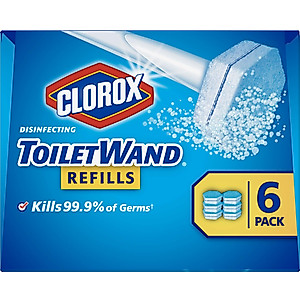 Clorox ToiletWand Disinfecting Refills, Disposable Wand Heads - 6 Count (Package May Vary)