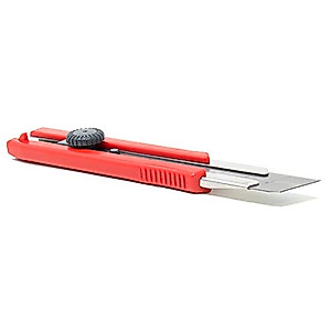 TAJIMA Utility Knife - 1" 7-Point Rock Hard Snap Blade Box Cutter with Dial Lock & Rock Hard Blade - LC-650