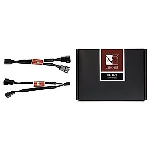 Noctua NA-SYC1, 4 Pin Y-Cables for PC Fans (Black)
