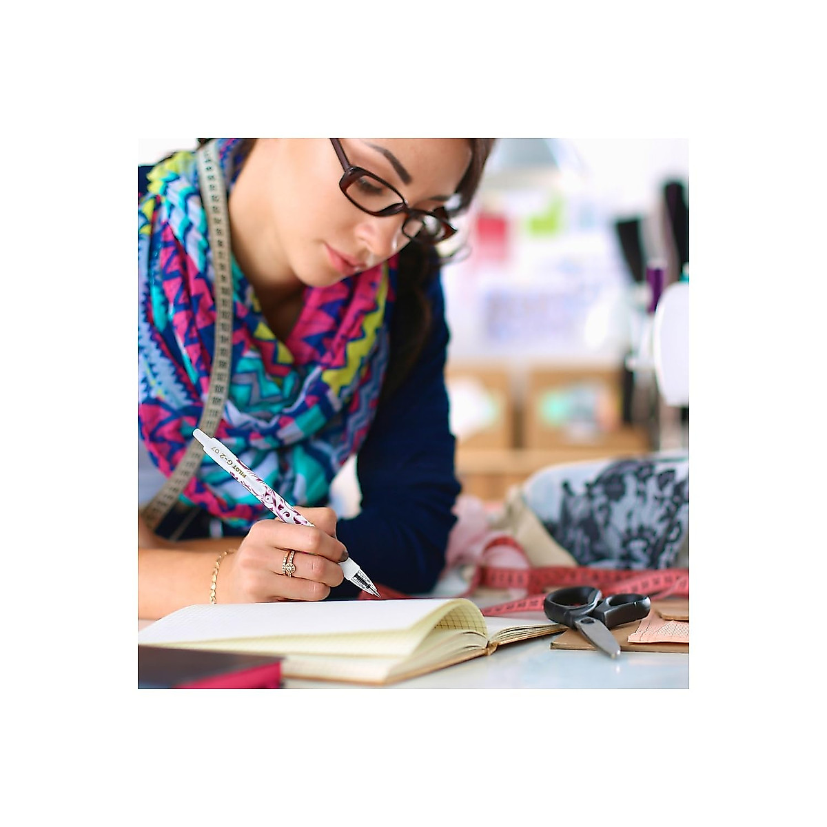 PILOT G2 Fashion Collection Premium Gel Ink Pens, Fine Point, Assorted Colors, 5 Count (31392)