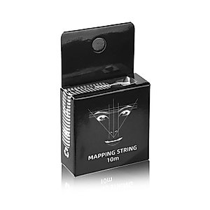 JimKing Eyebrow Mapping String, Pre-inked Microblading String, Premium Map Line for Eyebrow Shaping, Eyebrow Maker Thread Line Tool, 10 Meters per Box