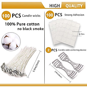 HOWFIELD Soy Candle Making Kit Supplies - DIY Candle Making Kit 32oz Wax Melting Pot and More Necessary Tool