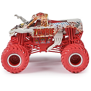 Monster Jam, Official Zombie Monster Truck, Collector Die-Cast Vehicle, 1:24 Scale, Kids Toys for Boys and Girls Ages 3 and up