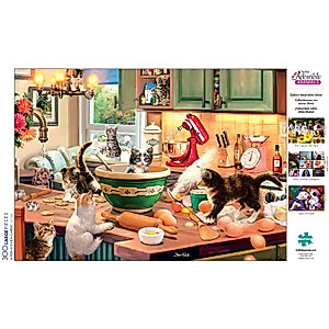 Buffalo Games - Kitten Kitchen Capers - 300 LARGE Piece Jigsaw Puzzle