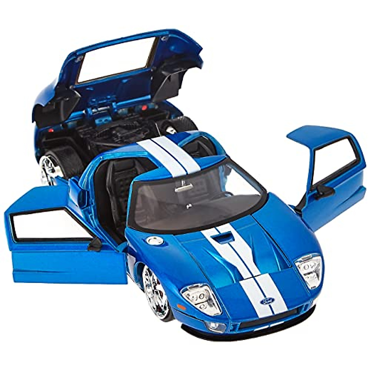 Fast & Furious 1:24 2005 Ford GT Die-cast Car, Toys for Kids and Adults