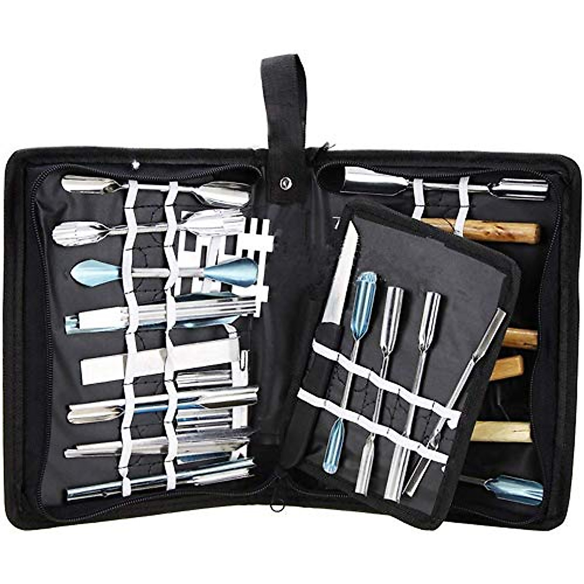 Agile-Shop Culinary Carving Tool Set Fruit Vegetable Food Garnishing / Cutting / Slicing Garnish Tools Kit (46 pcs)