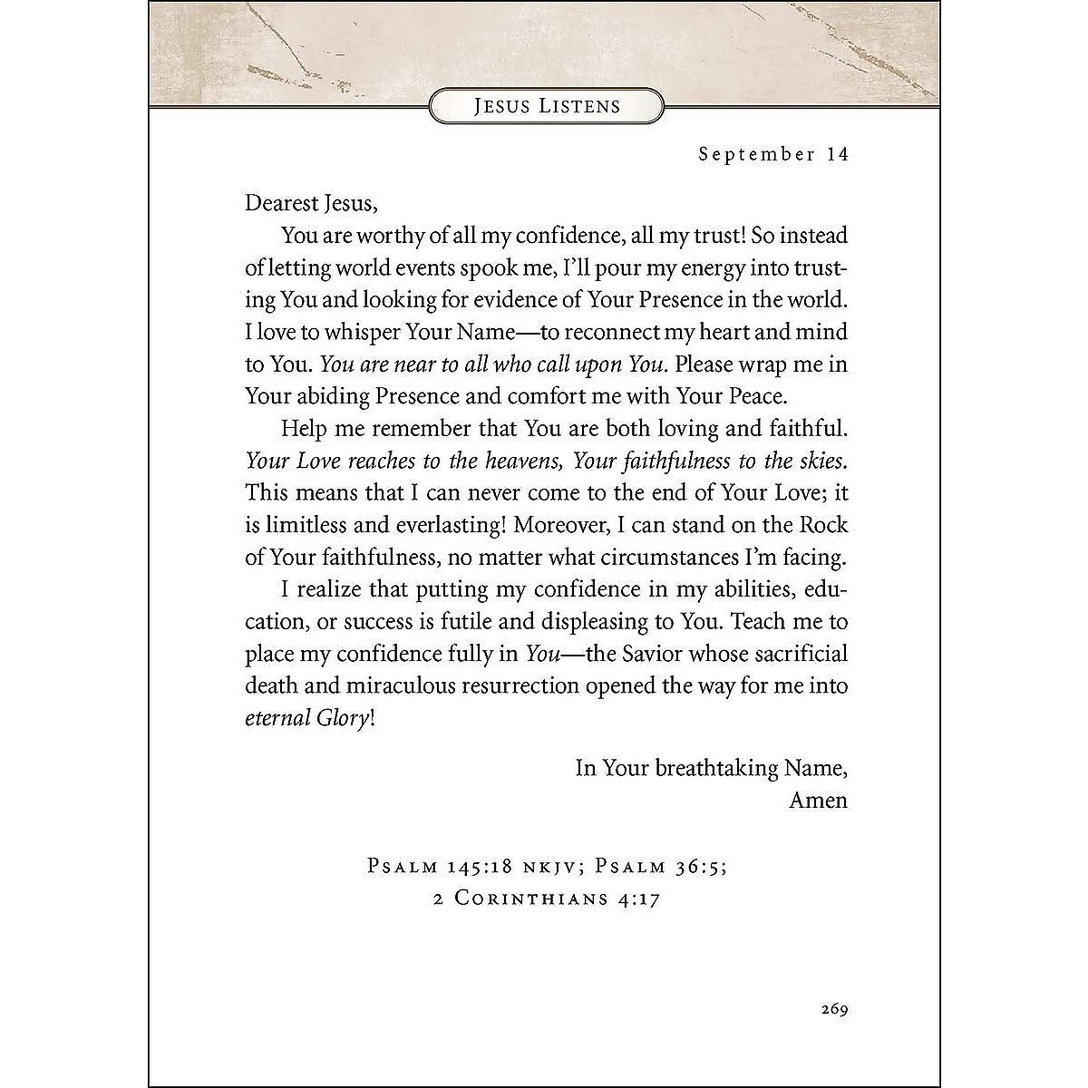 Jesus Listens: Daily Devotional Prayers of Peace, Joy, and Hope (A 365-Day Prayer Book)