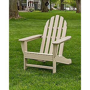 POLYWOOD AD4030WH Classic Outdoor Adirondack Chair, White