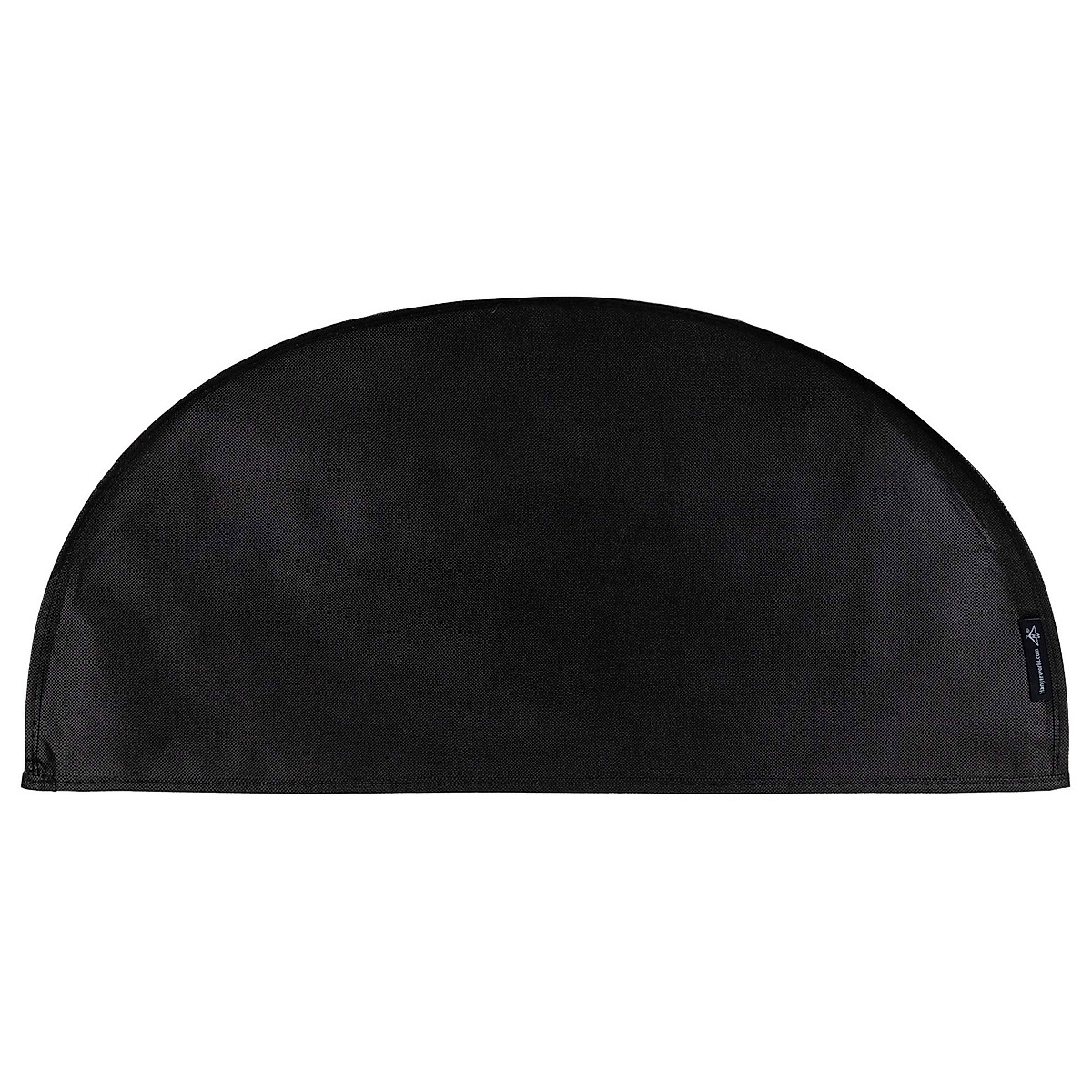 HANGERWORLD 20 Pack Gusseted Shoulder Dust Covers Garment Protector Bags for Closet Storage (20 Pack, Black)