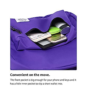 HotStyle SIMPLAY Classic School Backpack Bookbag, Purple